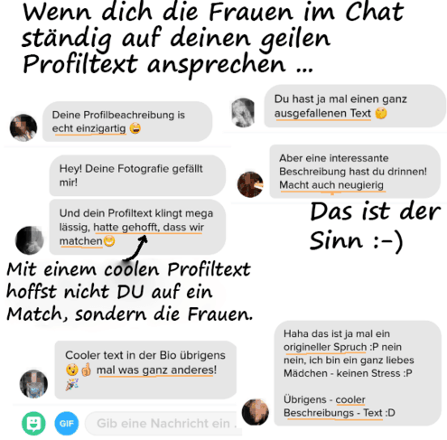 Tinder Profiltext: 37 geniale Beispiele für die Bio Beschreibung [2025 ...