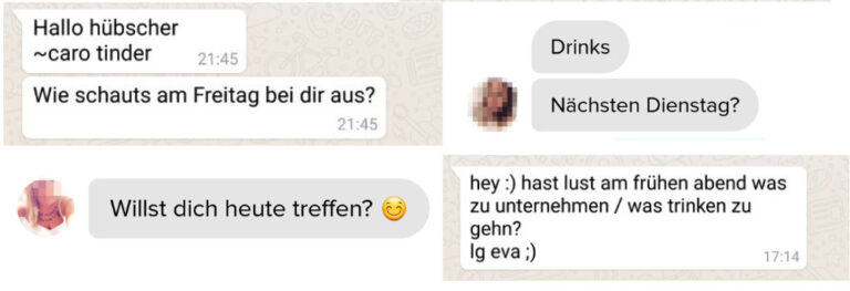 Frauen über Whatsapp Kennenlernen